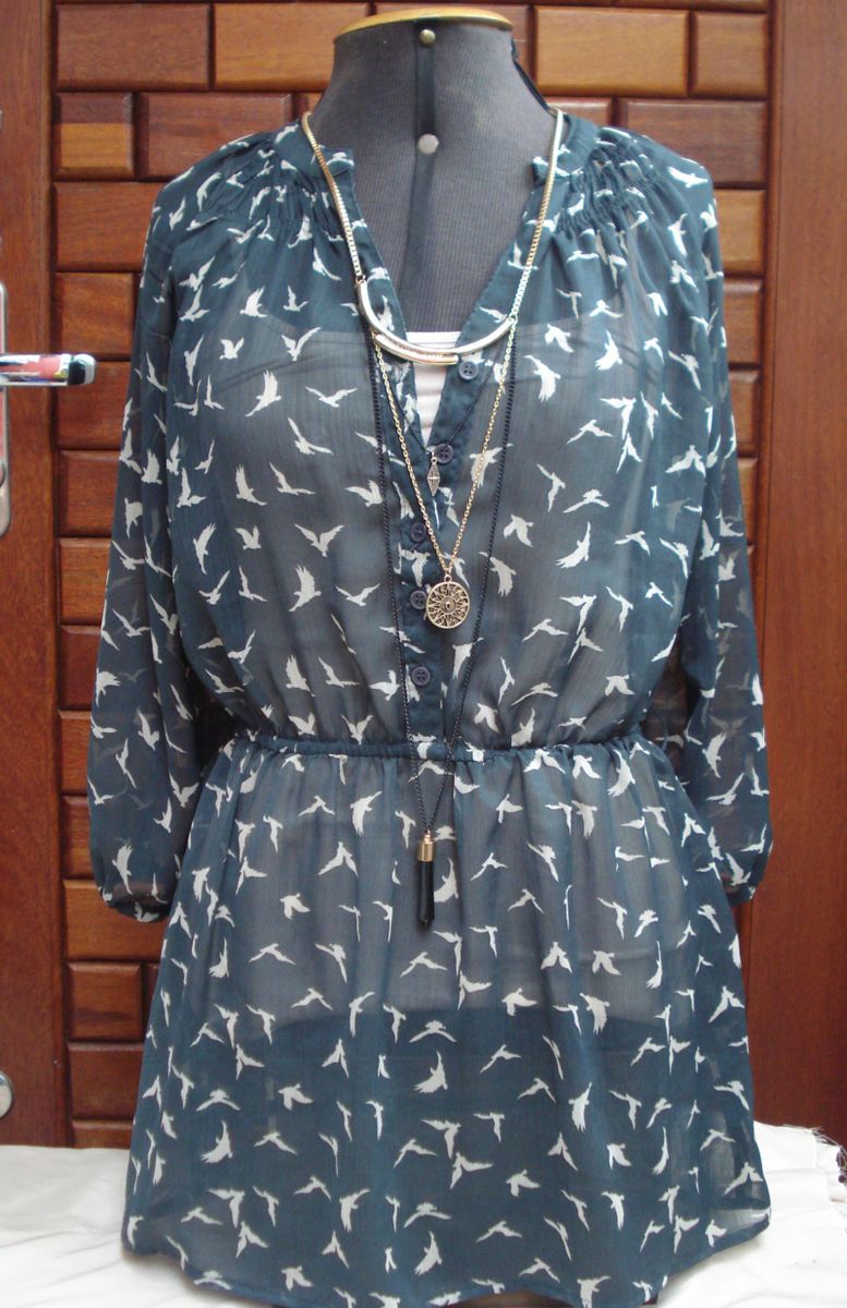 Bata Birds (import: E.u.a) Mossimo! | Blusa Feminina Mossimo Usado ...