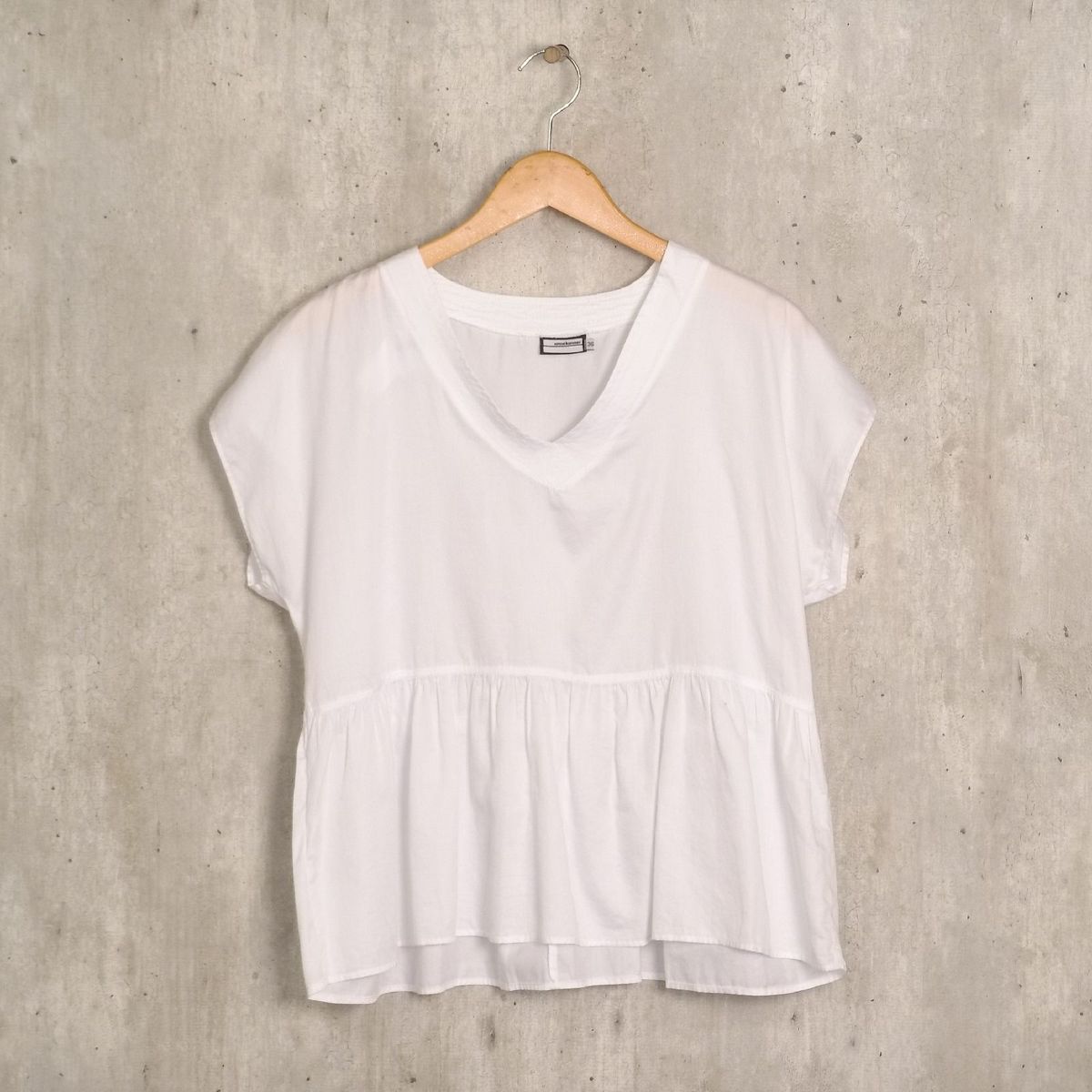 Bata Branca Anne Kanner | Blusa Feminina Anne Kanner Usado 40149745 ...