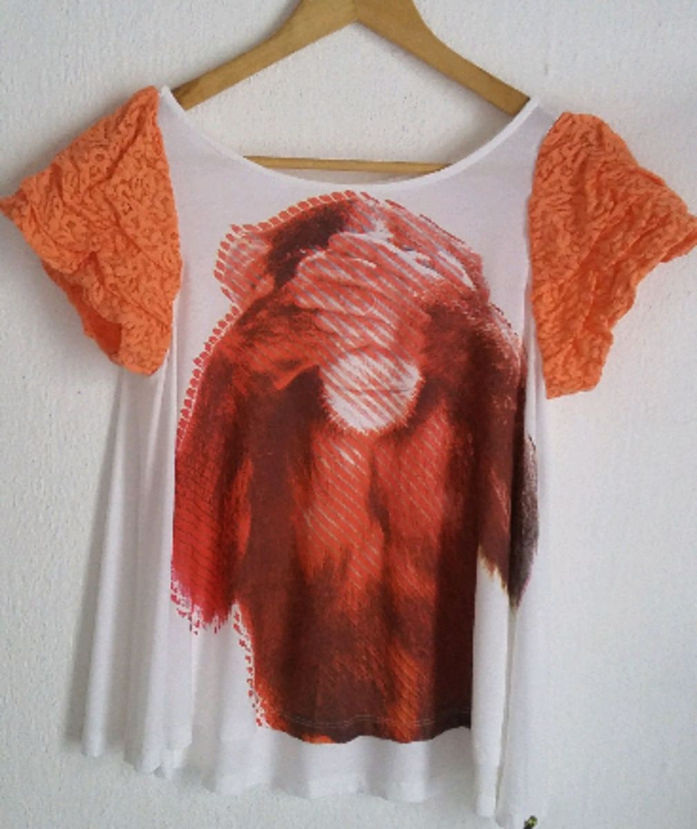 Bata Farm Macaco Não Vejo | Blusa Feminina Farm Usado 13242699 | enjoei