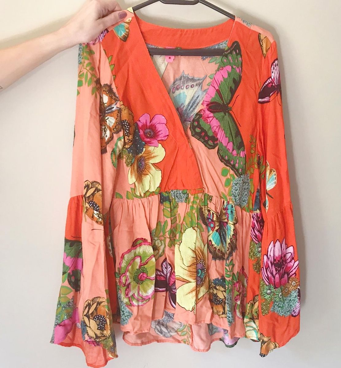 Bata Farm Tropical | Blusa Feminina Farm Usado 44208153 | enjoei