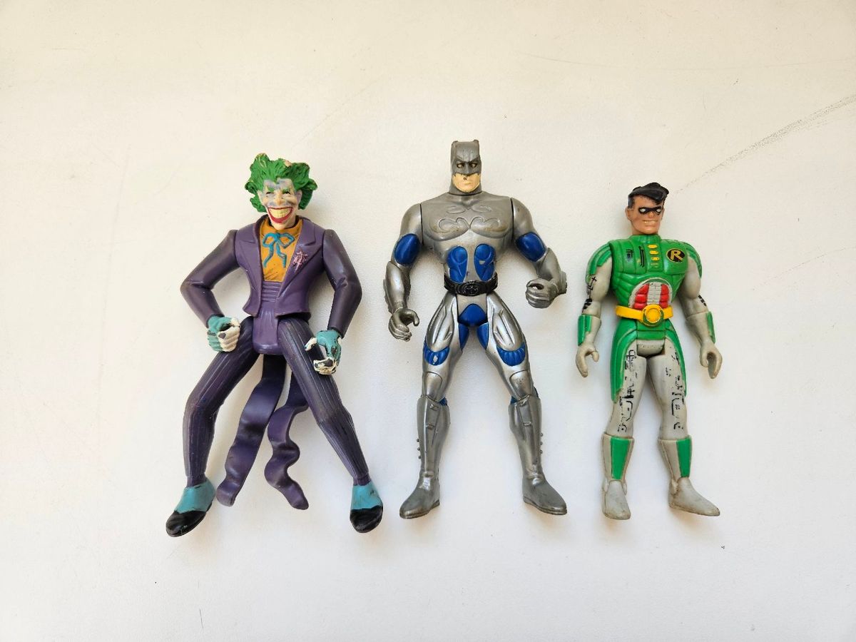 Batman e Robin Anos 90 | Produto Vintage e Retro Batman E Robin Usado ...