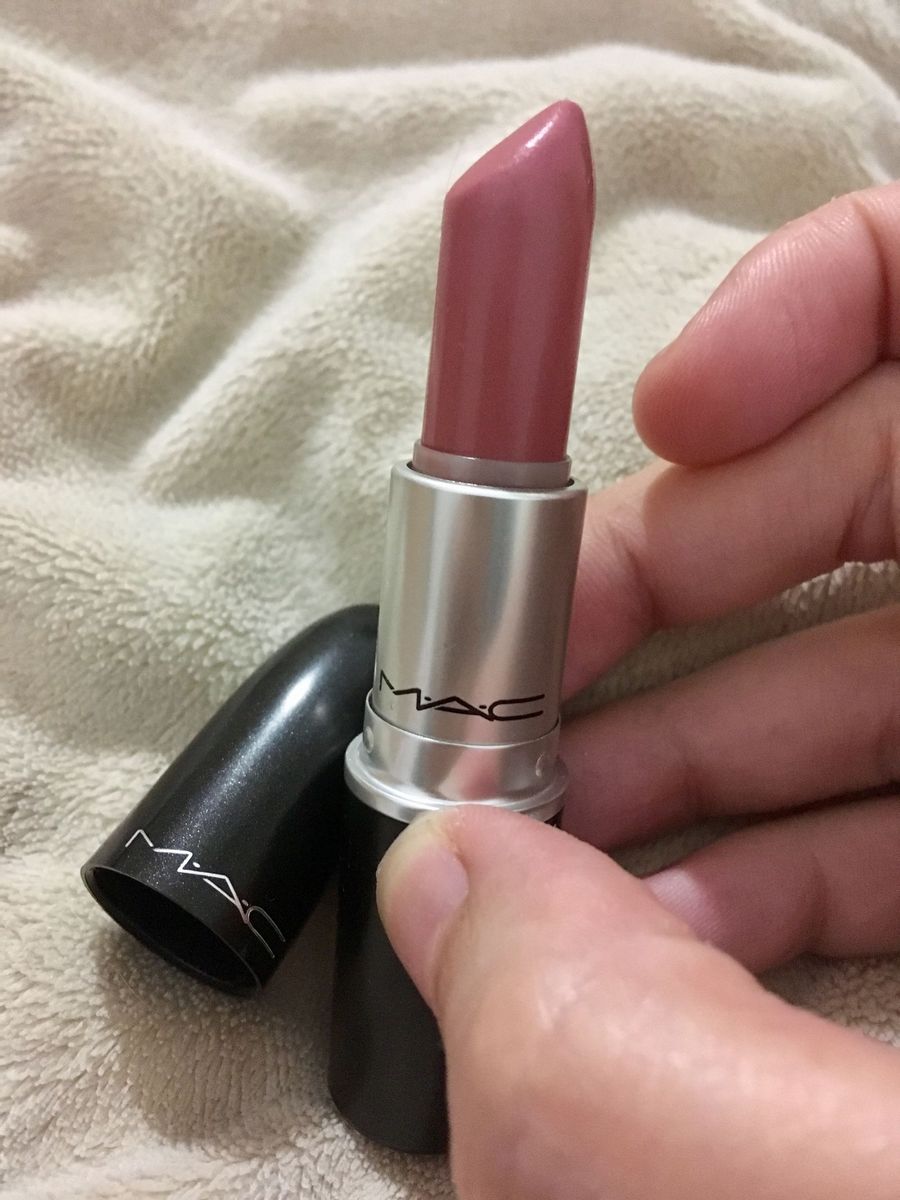 Batom da Mac, Tipo Satin, Cor Brave. Original e Usado Somente para ...