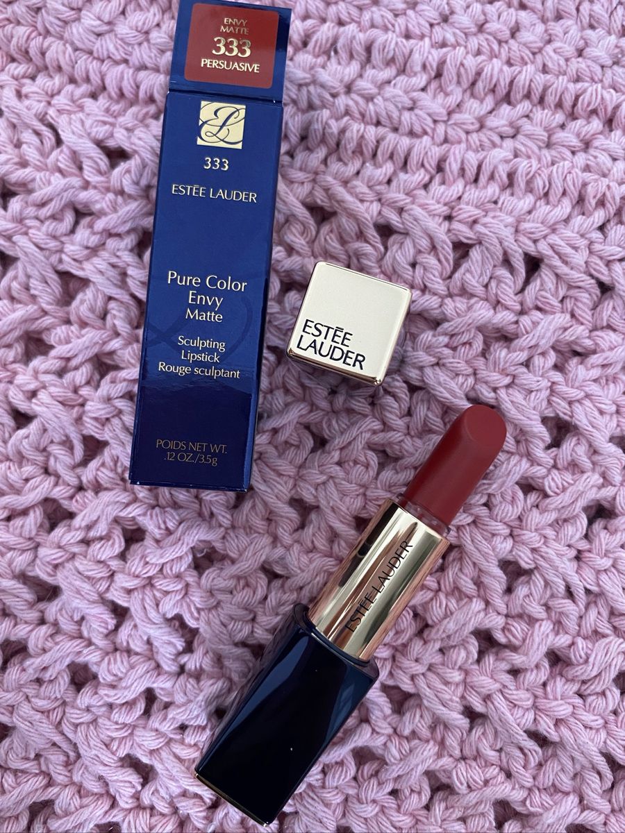 Batom Estee Lauder 333 Original Novo | Maquiagem Feminina Estee Lauder ...