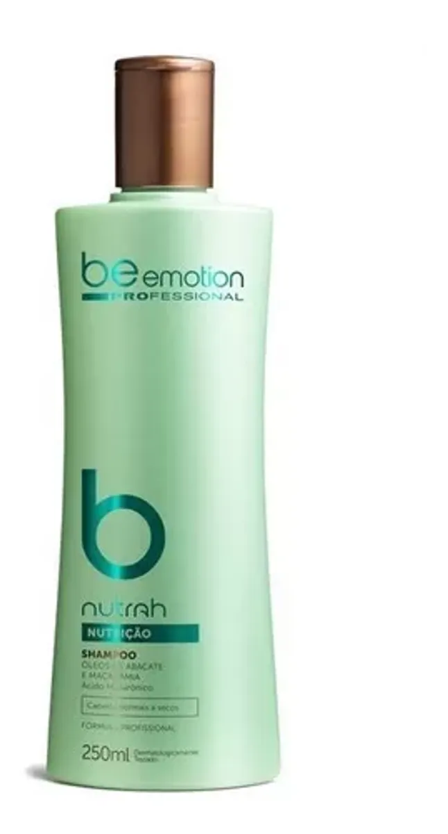 Be Emotion Shampoo Oleos de Abacate e Macadamia | Produto p/ Cabelos ...