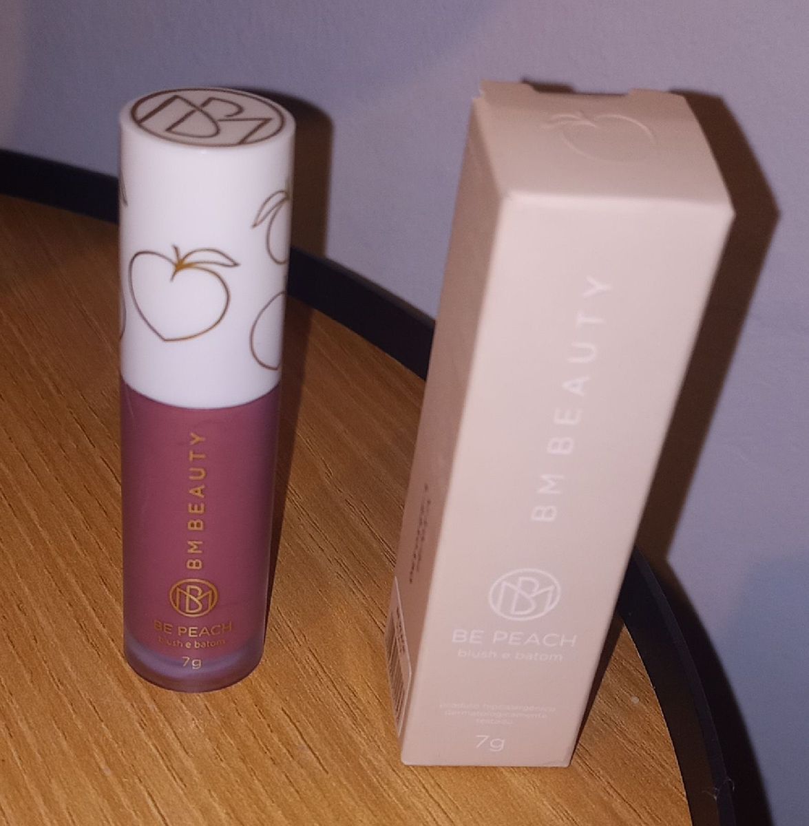 Be Peach Mousse Blush e Batom | Maquiagem Feminina Bm Beaut Nunca Usado ...