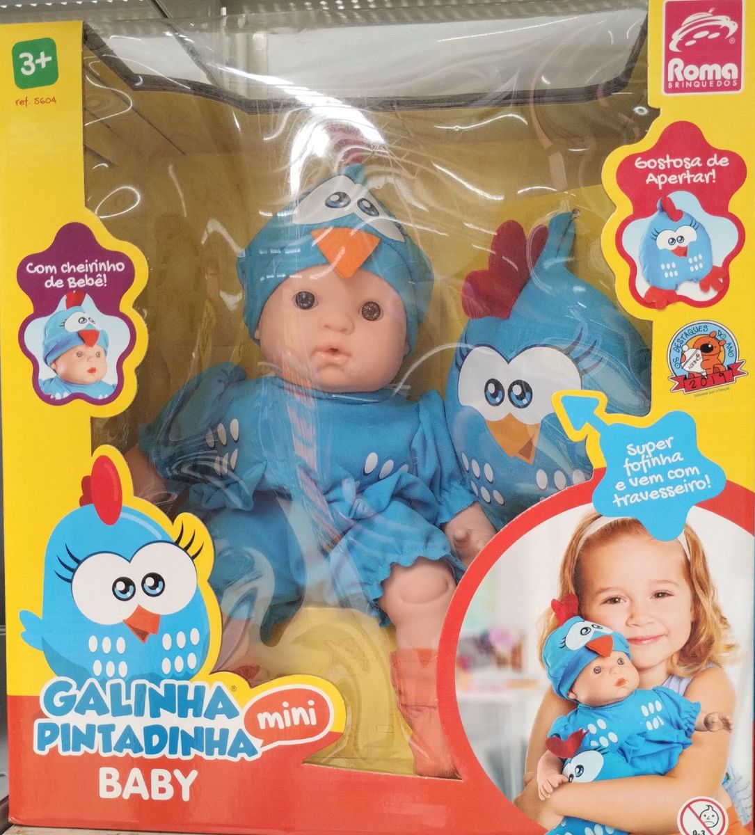 Bebê Galinha Pintadinha | Brinquedo para Bebês Roma Brinquedos Nunca ...