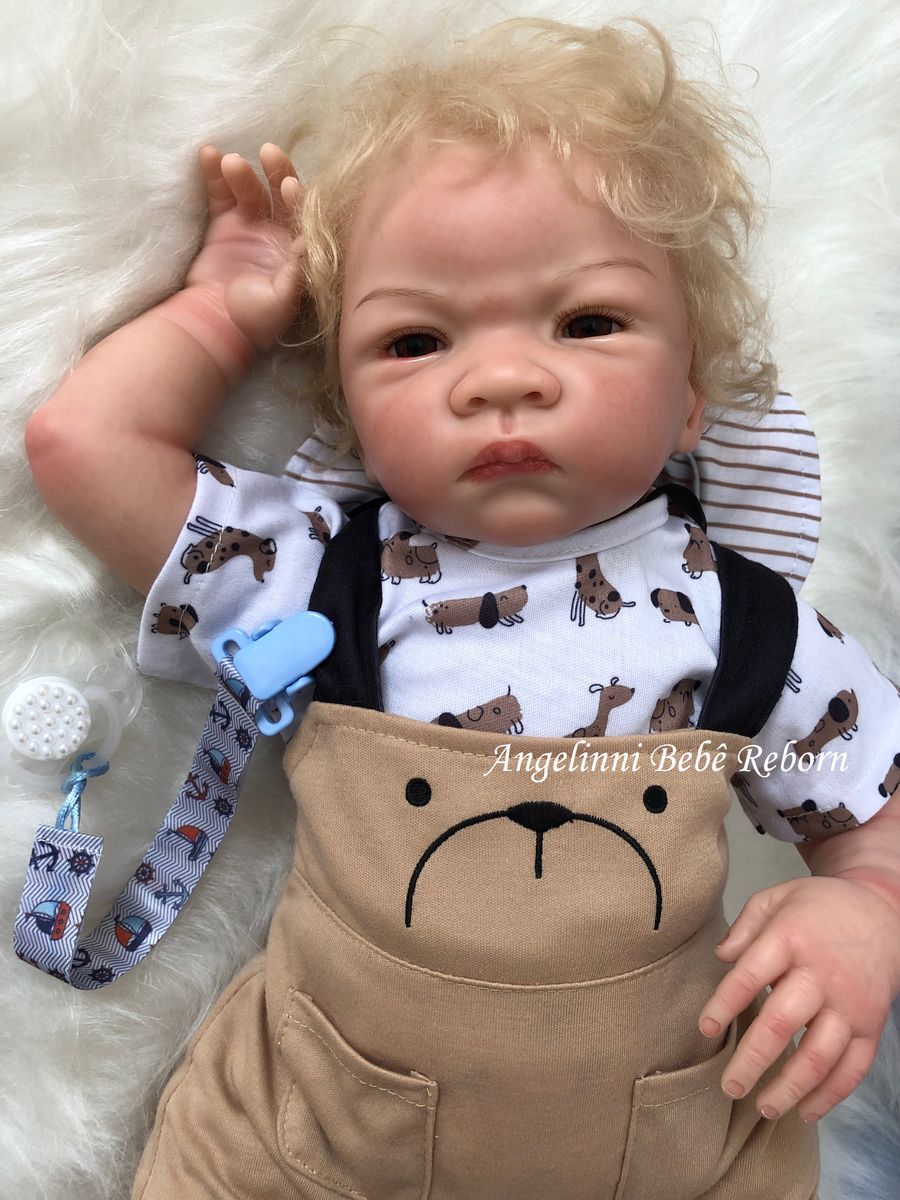 Bebê Reborn Bryan - Pronto Envio! com Enxoval | Brinquedo Bebê Reborn ...