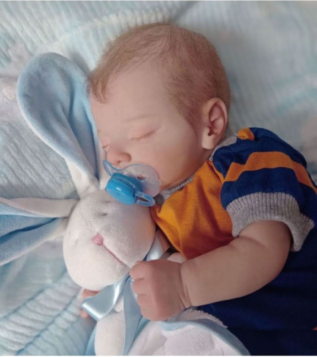 Bebê Reborn Realista Kit Sam | Brinquedo Bebê Reborn Nunca Usado ...