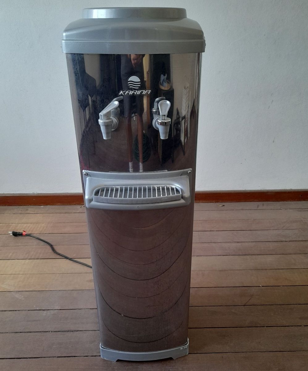 Bebedouro de Coluna Refrigerado por Compressor Aço Inox - K10 - Karina ... Bebedouro de Coluna Refrigerado por Compressor Aço Inox - K10 - Karina ...