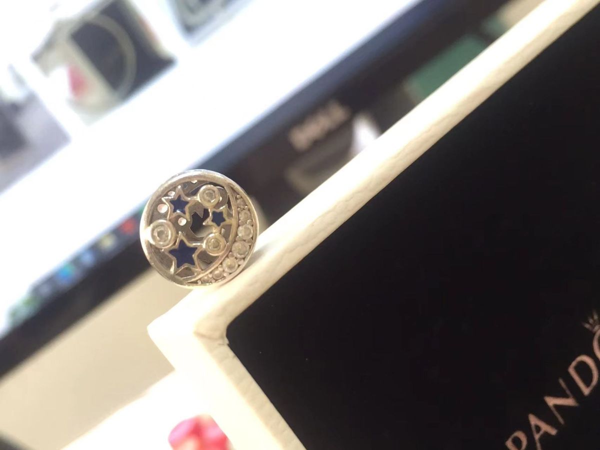 Berloque Separador Estrelas e Lua em Prata 925 Maciça | Jóia Feminina ...