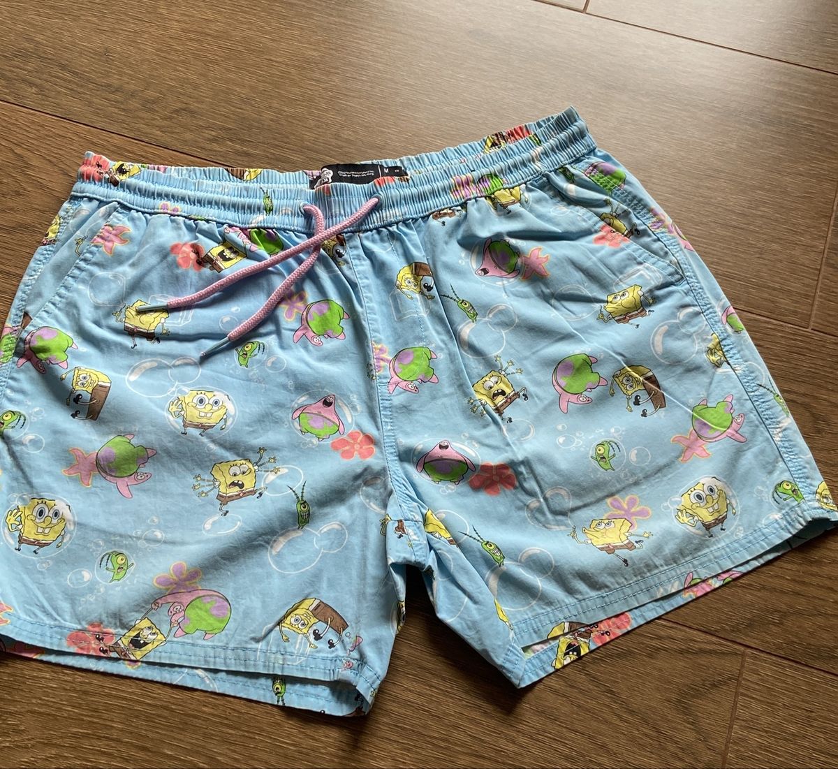 Bermuda Bob Esponja | Bermuda Masculina Bob Esponja Usado 79310798 | enjoei