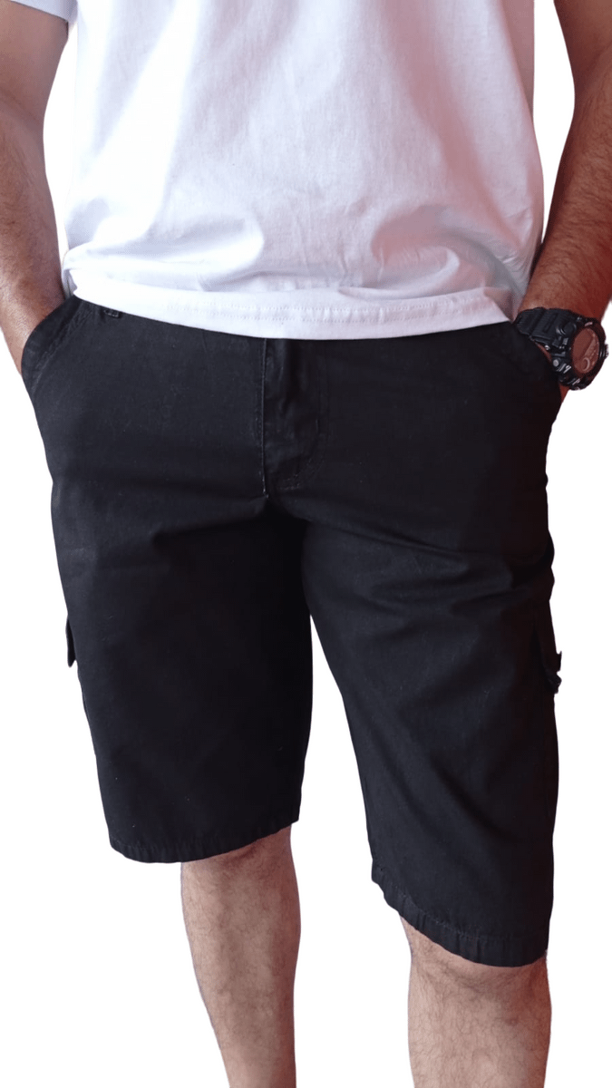 Bermuda Cargo Masculina Bolsos Laterais Tática | Bermuda Masculina Fdm ...