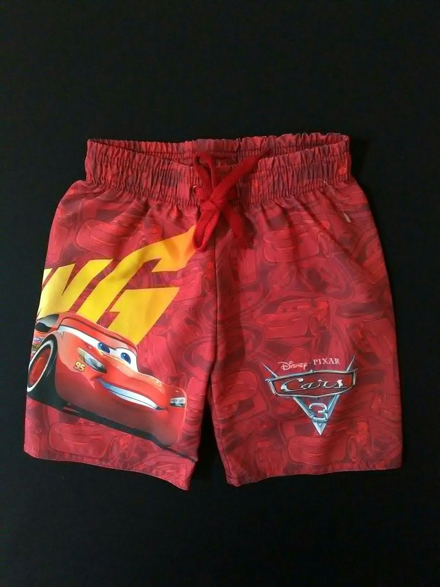 Bermuda Carros Disney Pixar | Roupa Infantil para Menino Disney Pixar ...