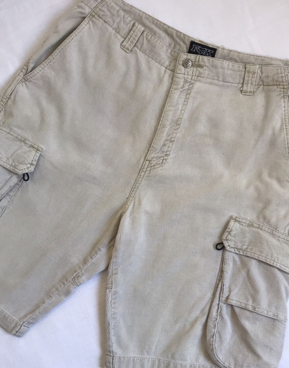 Bermuda Cotelê Fox | Bermuda Masculina Fox Racing Inc Usado 60147153 ...