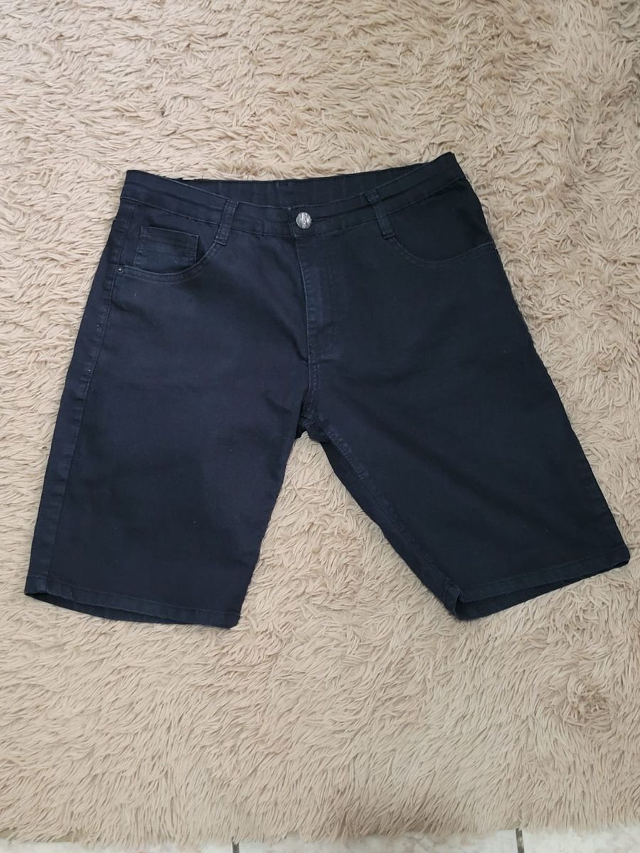 Bermuda Ecxo Preta | Bermuda Masculina Ecxo Usado 84208375 | enjoei