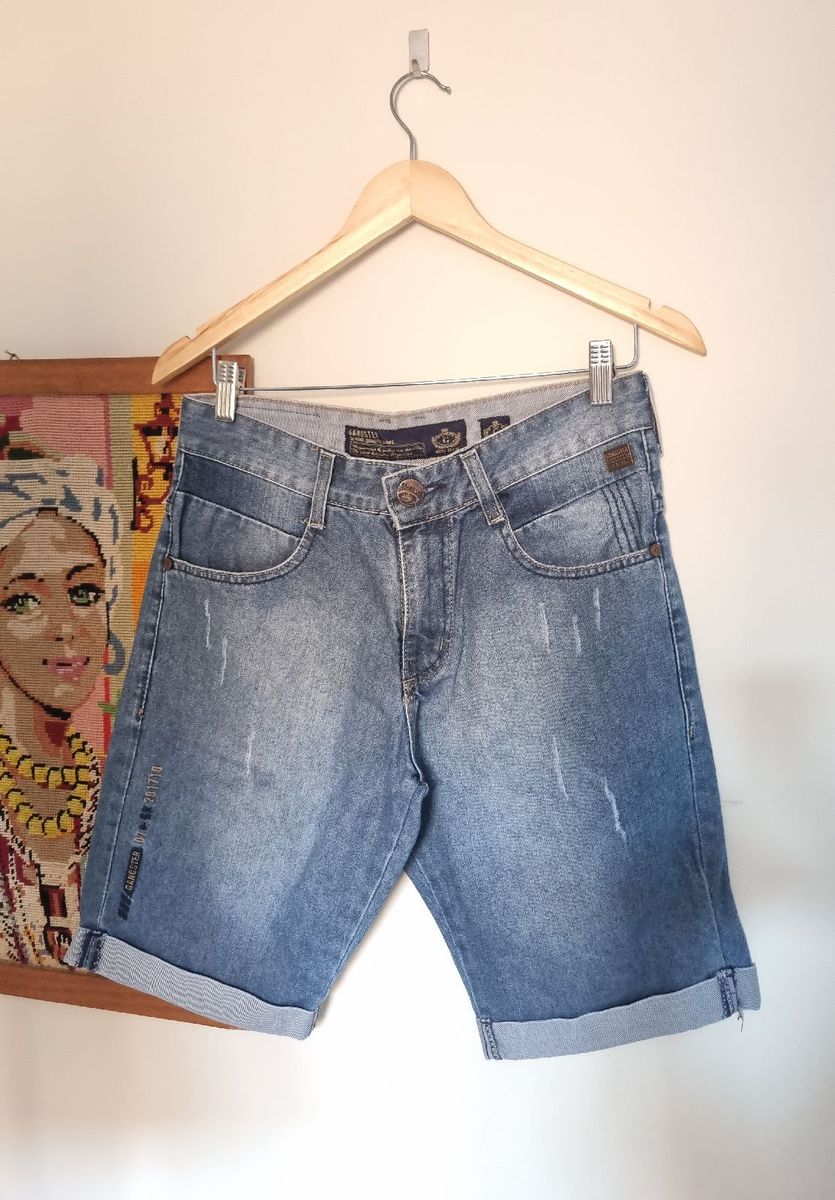 Bermuda Jeans Masculina Gangester | Bermuda Masculina Gangster Usado ...