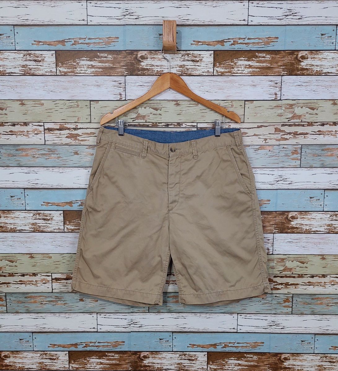 Bermuda Ralph Lauren Modelo Relaxed Fit em Sarja Masculina | Bermuda ...