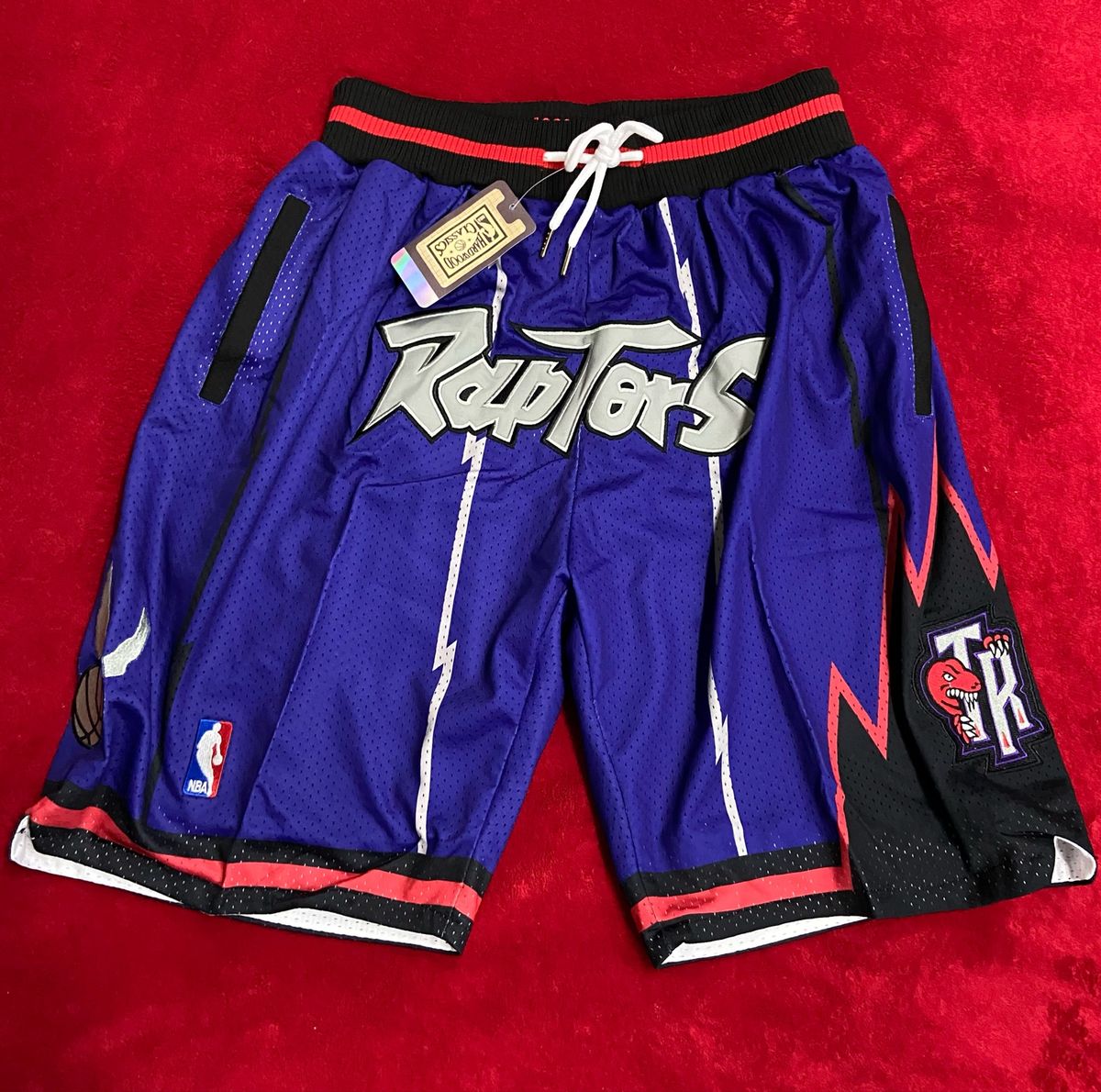 Bermuda Retro Nba Toronto Raptors Pronta Entrega G | Bermuda Masculina ...