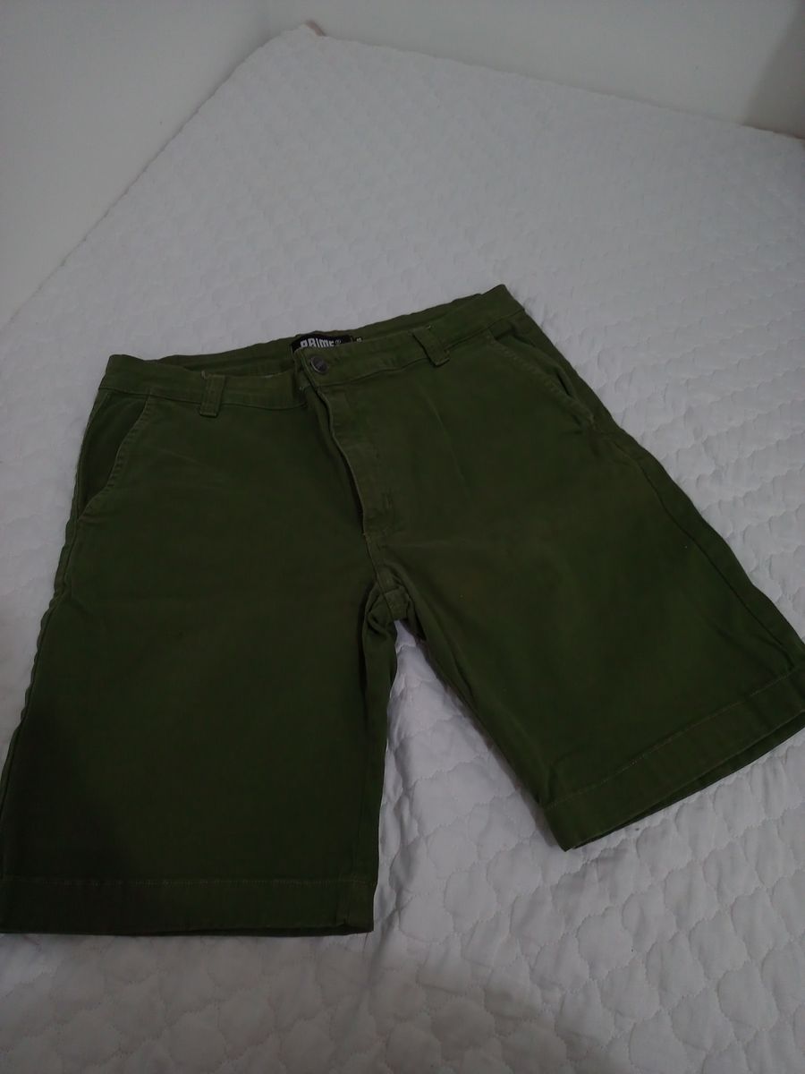 Bermuda Verde Militar | Bermuda Masculina Prime Usado 84576343 | enjoei