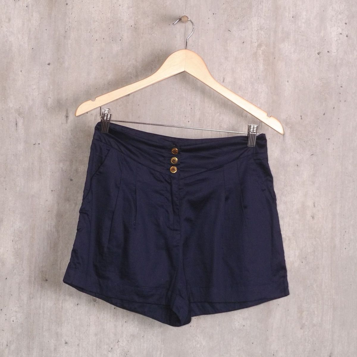 Bermudinha Marinha | Shorts Feminino Marfinno Usado 30828780 | enjoei