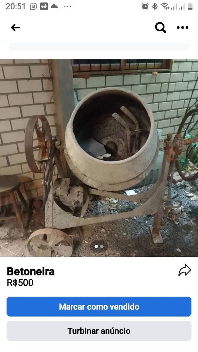 Betoneira 150 Litros | Cacareco Usado 84941458 | enjoei