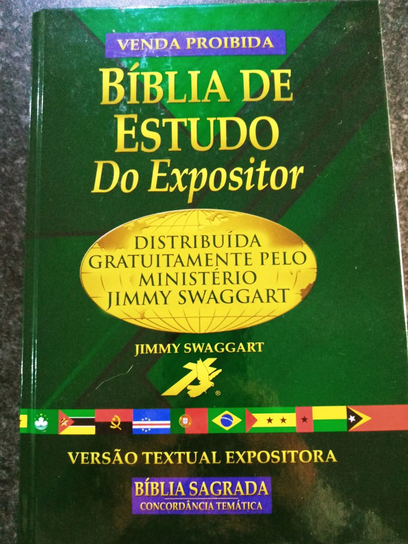 Biblia de Estudo do Expositor Ministério Jimmy Swaggart | Livro Usado 93500317 | enjoei