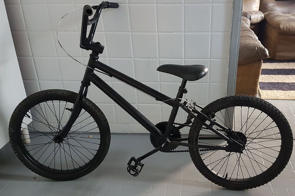 Bicicleta Bmx Preta Aro 20 | Item p/ Esporte e Outdoor Bmx Usado ...
