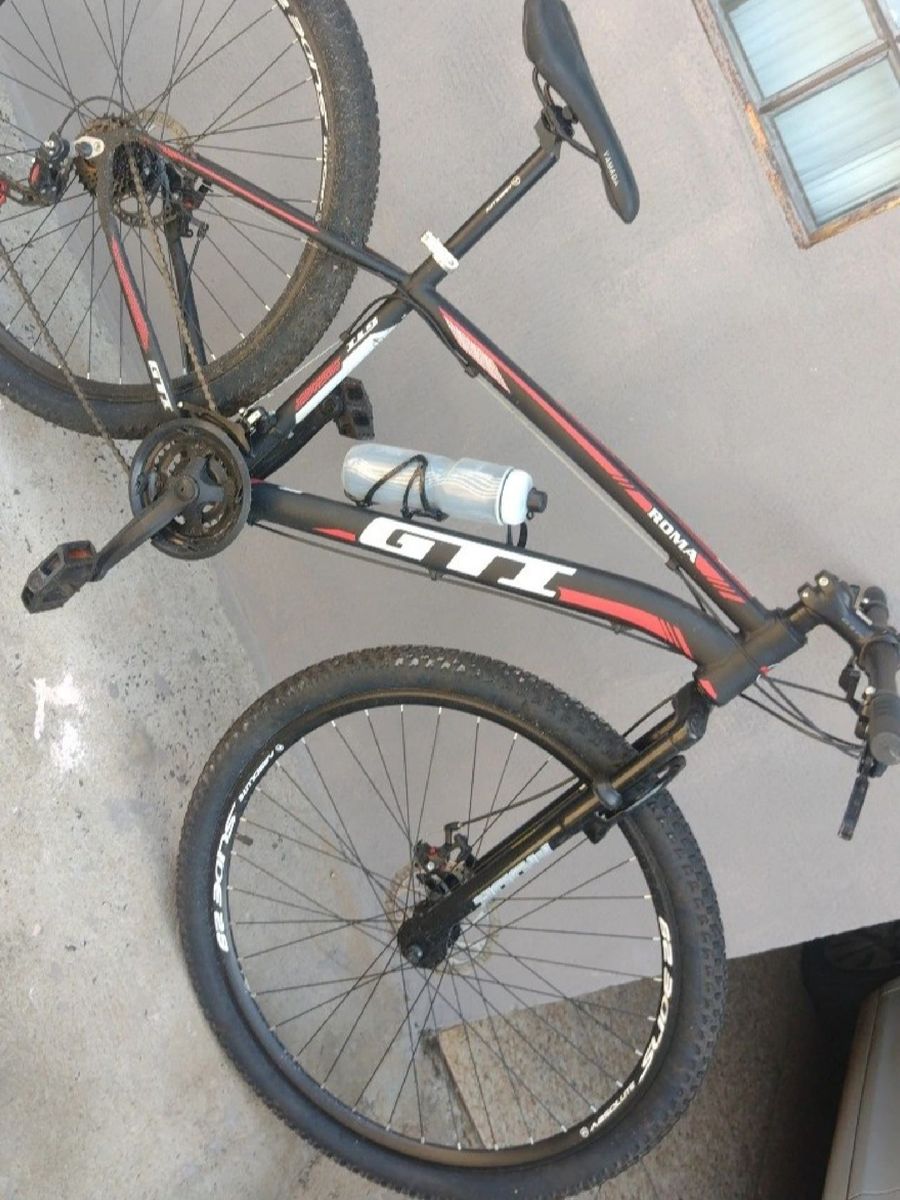 Bicicleta Gti Roma Aluminio 21v Aro 29 Cambio Preto Vermelho | Item p/ Esporte e Outdoor Usado ...