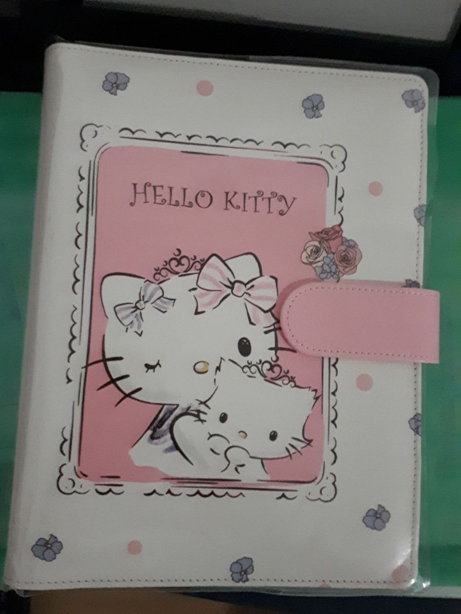 Binder da Hello Kitty | Item de Papelaria Hello Kitty Nunca Usado ...