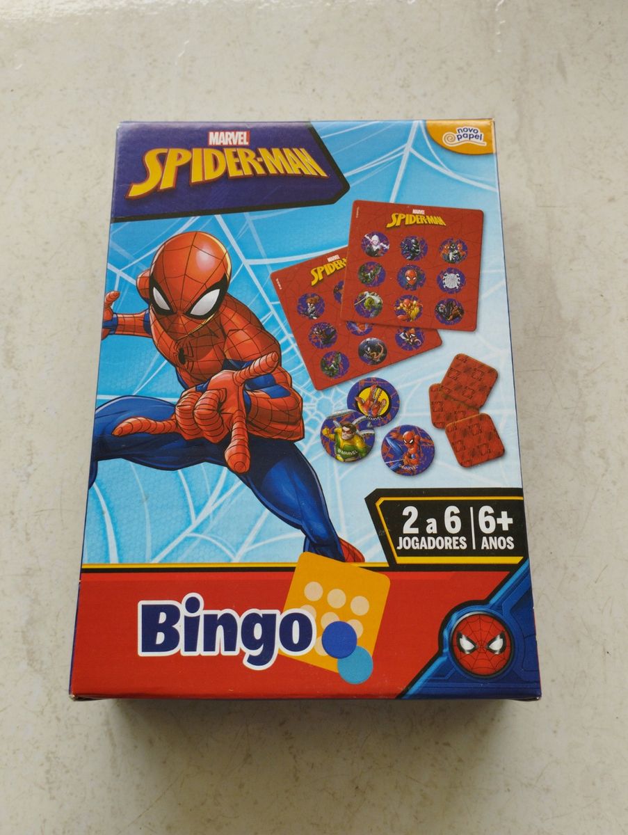 Bingo Spider Man | Brinquedo Novo Papel Usado 74041164 | enjoei