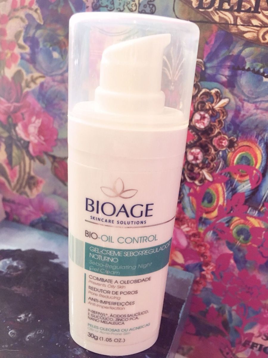 Bioage Bio Oil Control Seborregulador Antiacne 30g | Cosmético Feminino ...