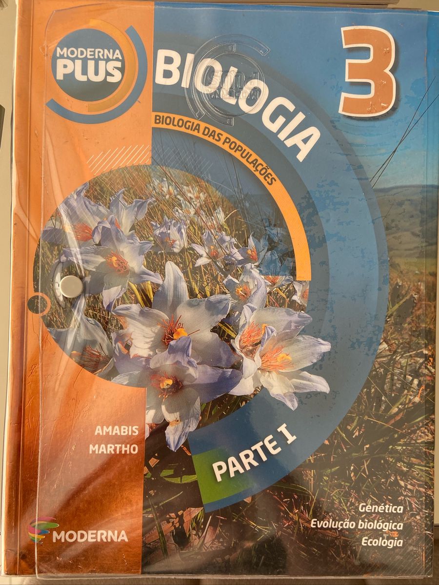 Biologia 3 - Moderna Plus | Livro Moderna Plus Usado 66217468 | enjoei
