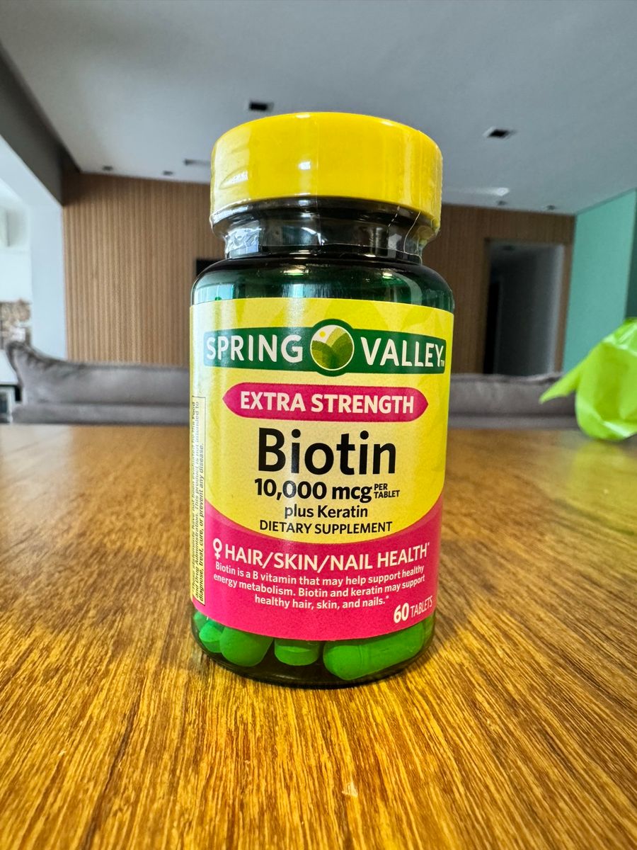 Biotina Extra Forte Spring Valley 10.000mcg | Cacareco Spring Valley Nunca Usado 118999442 | enjoei