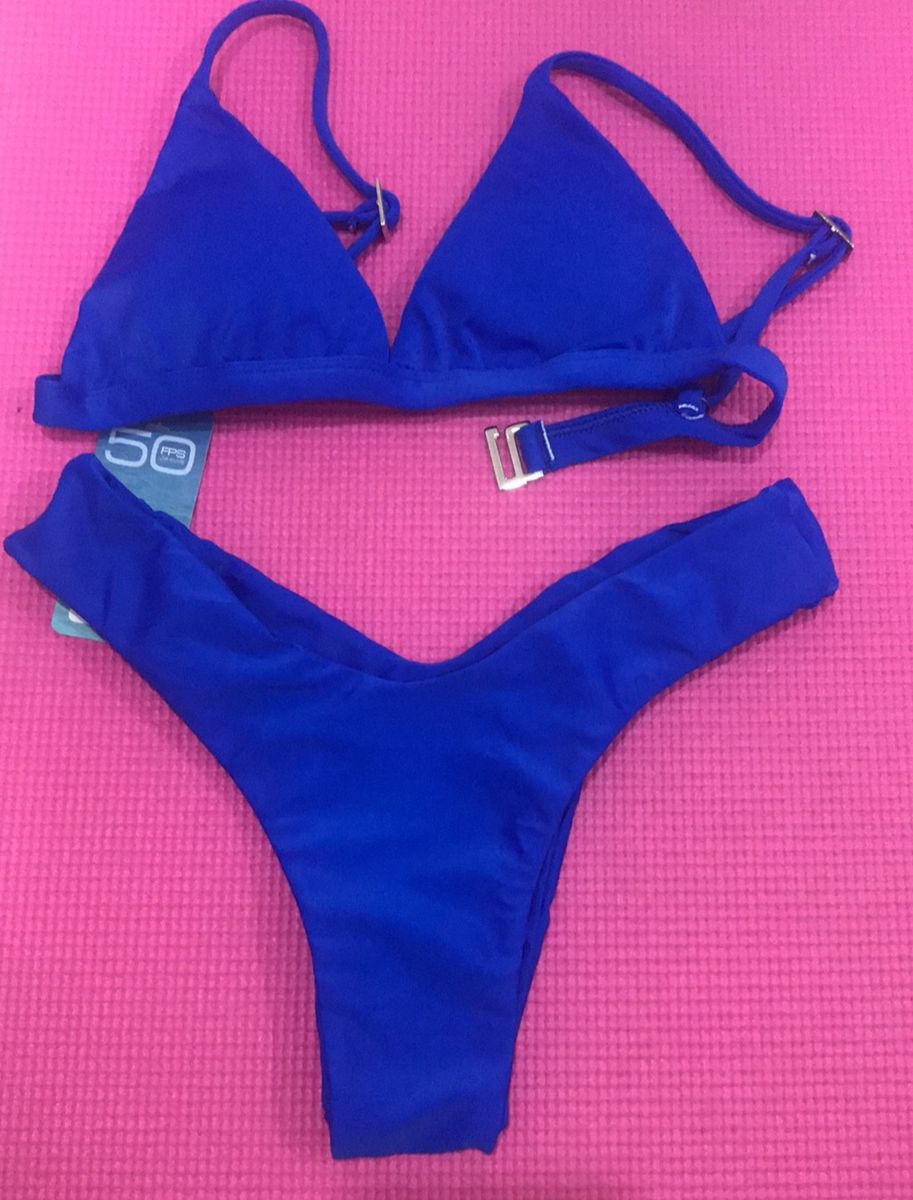 Biquini Asa Delta Azul Moda Praia Feminina Nunca Usado 43275326 Enjoei