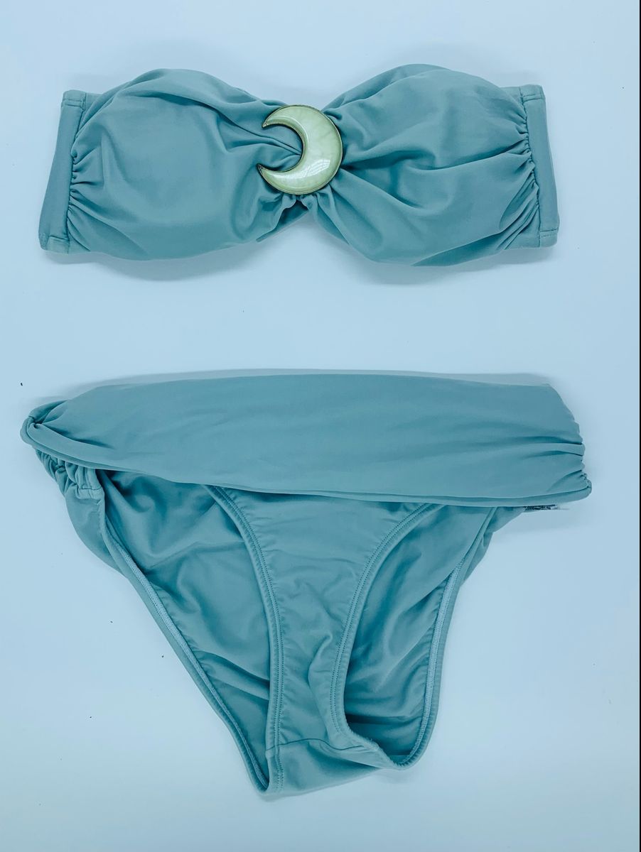 Biquíni Azul Lua | Moda Praia Feminina Lenny Nunca Usado 82483999 | enjoei