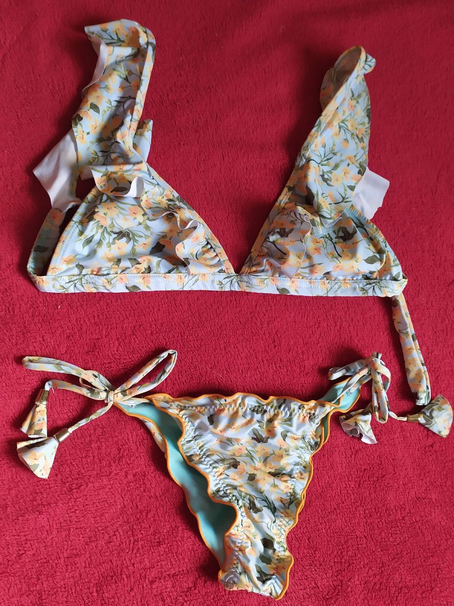 Biquíni Babado Santo Sal Moda Praia Feminina Santo Sal Usado 42716770 Enjoei