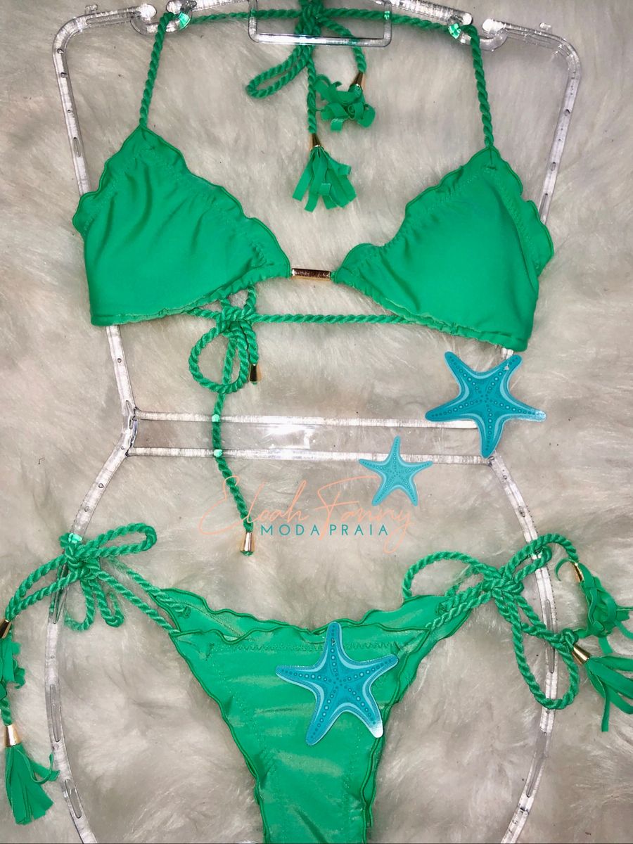 Biquini Belize Green | Moda Praia Feminina Eloah Fanny Biquinis Nunca ...