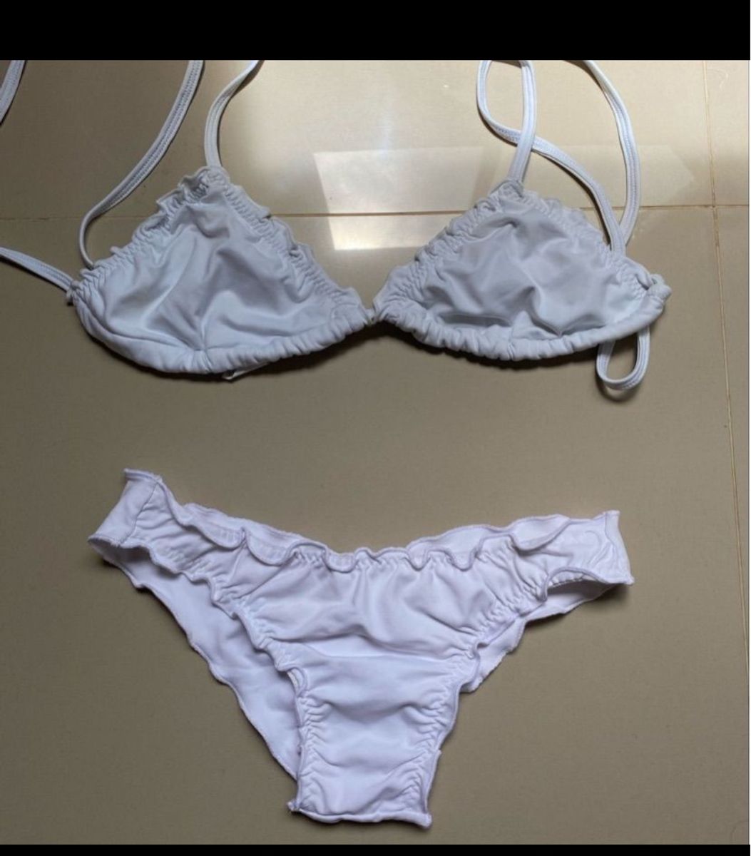 Biquini Branco Moda Praia Feminina Keridinhas Nunca Usado 82371287 Enjoei