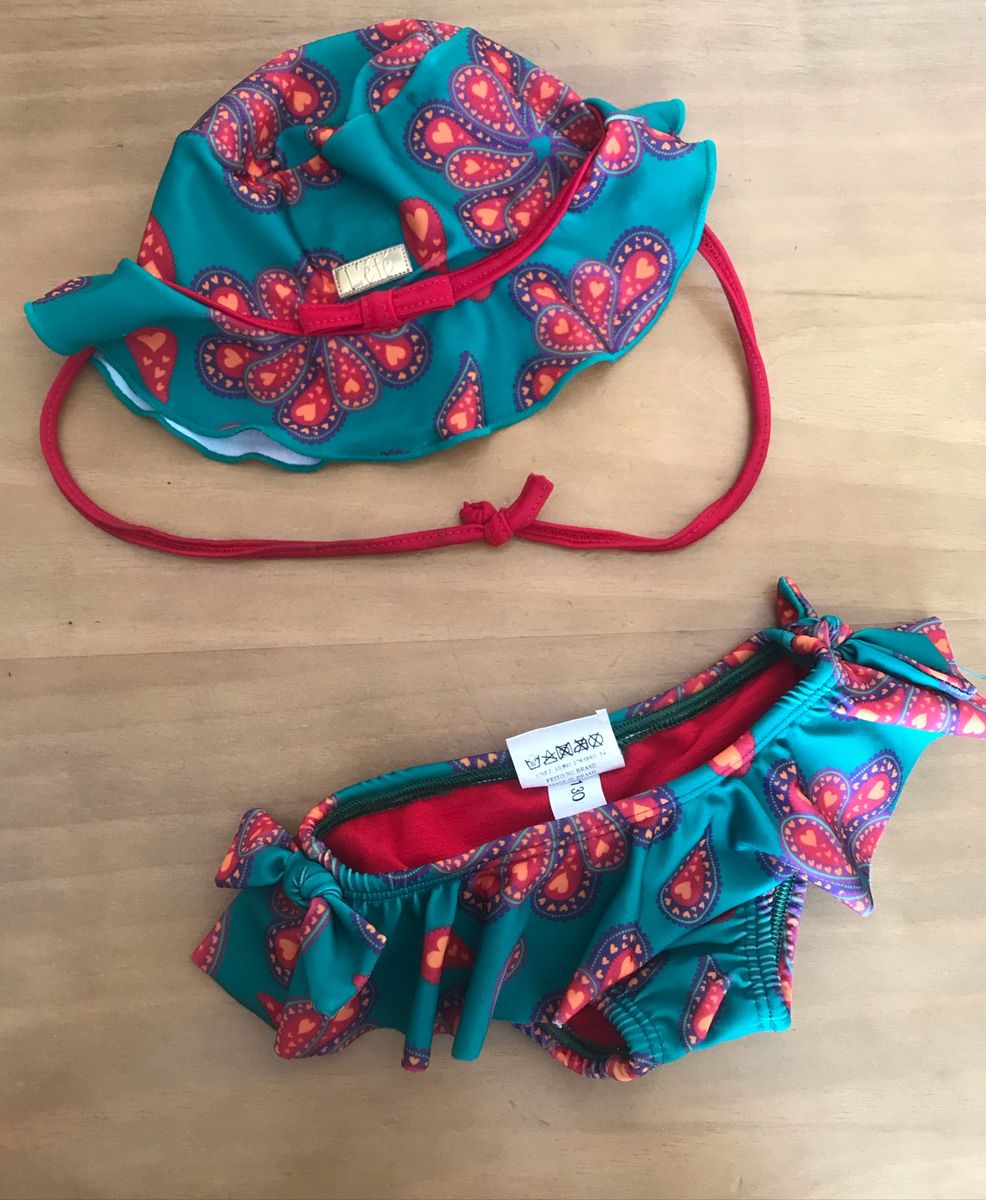 Biquíni de Bebê Leté | Roupa Infantil para Bebê Leté Nunca Usado ...