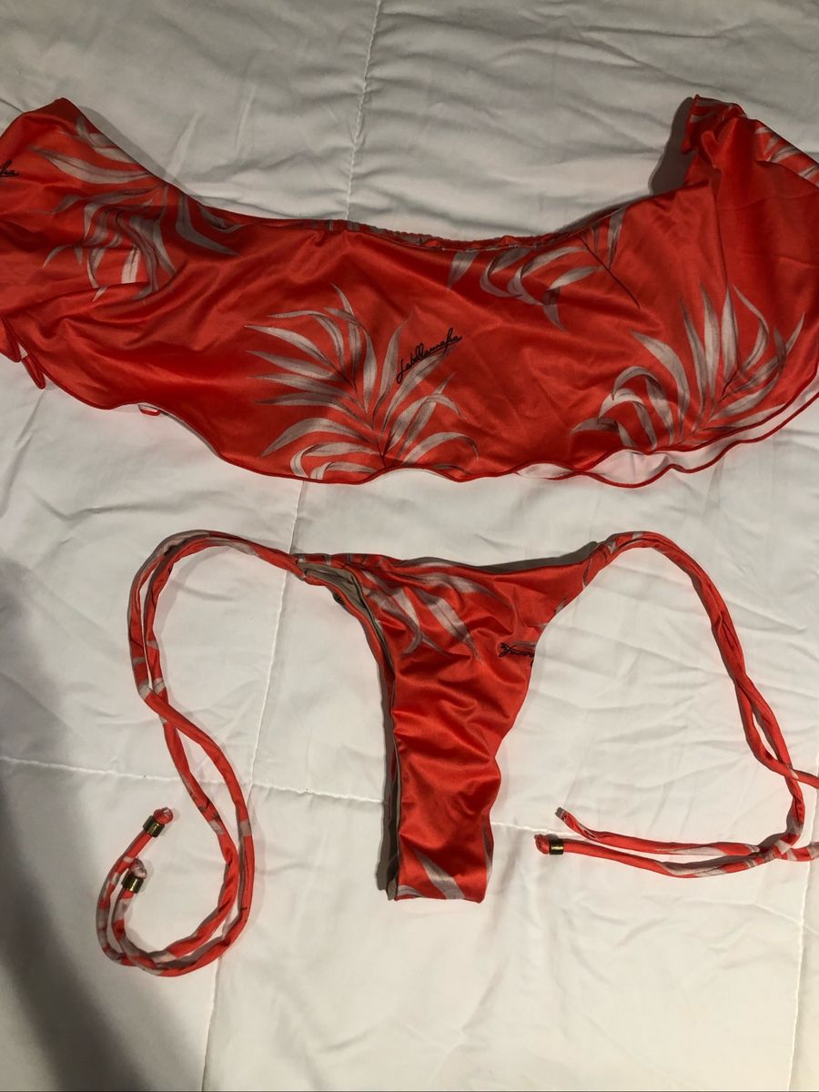 Biquíni Laranja Ciganinha La Bella Mafia | Moda Praia Feminina ...
