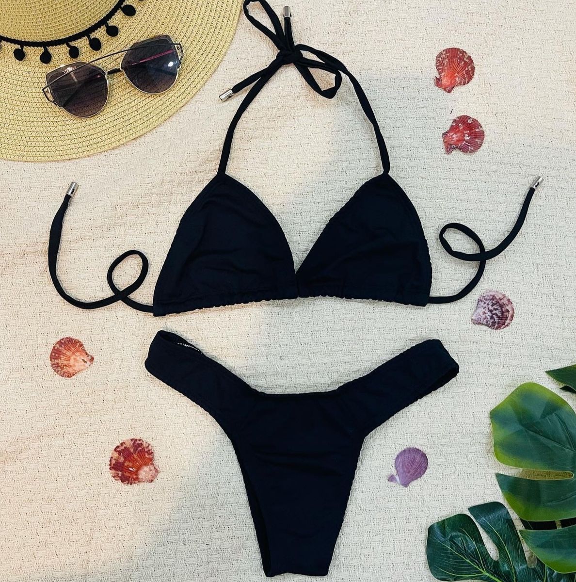Biquíni Preto Marquinha Moda Praia Feminina Nunca Usado 64833523 Enjoei