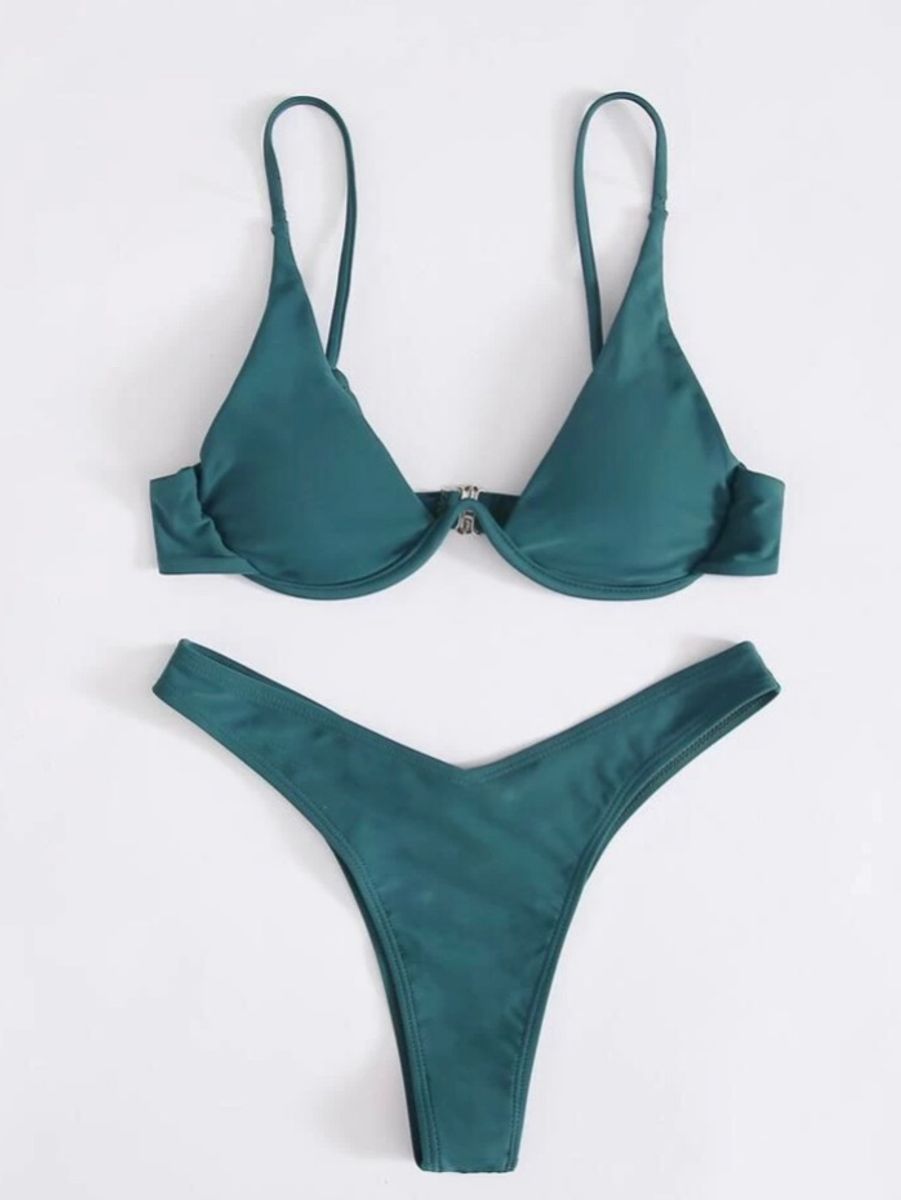 Biquíni Tendência Verde Moda Praia Feminina Nunca Usado 46579772 Enjoei