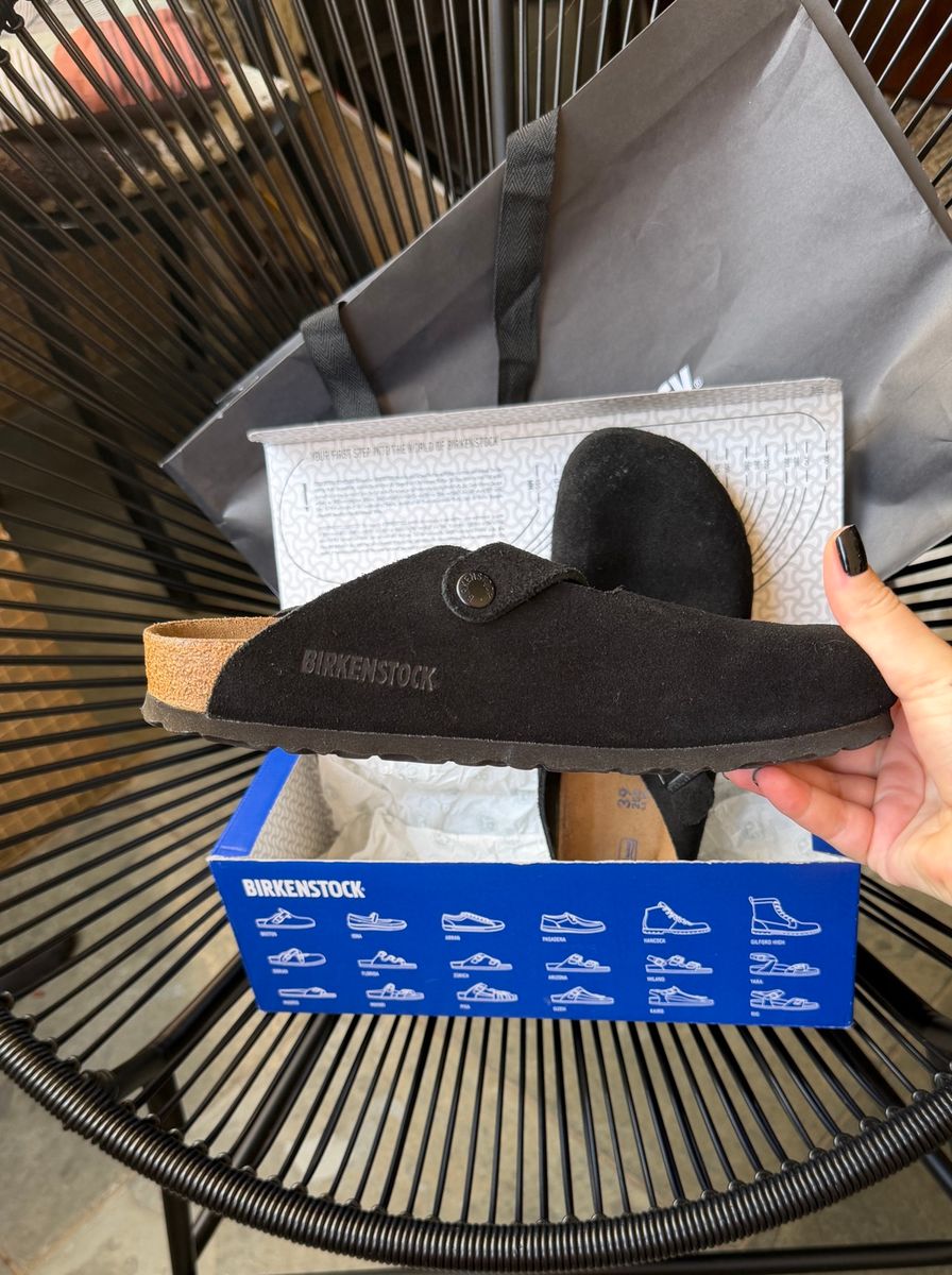 Birkenstock Boston Clogs Preto 39 | Sapato Feminino Birkenstock Nunca ...