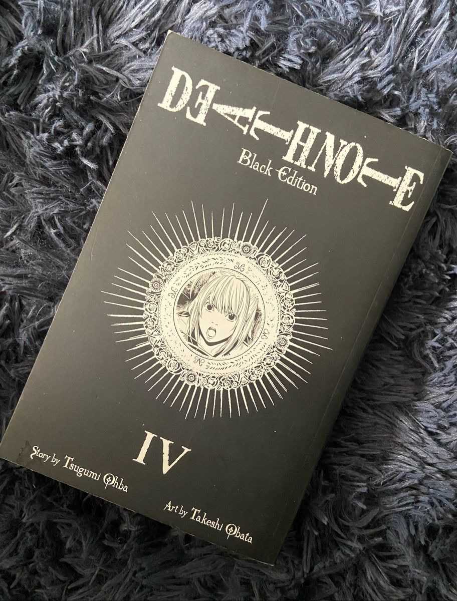 Black Edition Death Note Iv e Caderno Death Note | Livro Nunca Usado ...