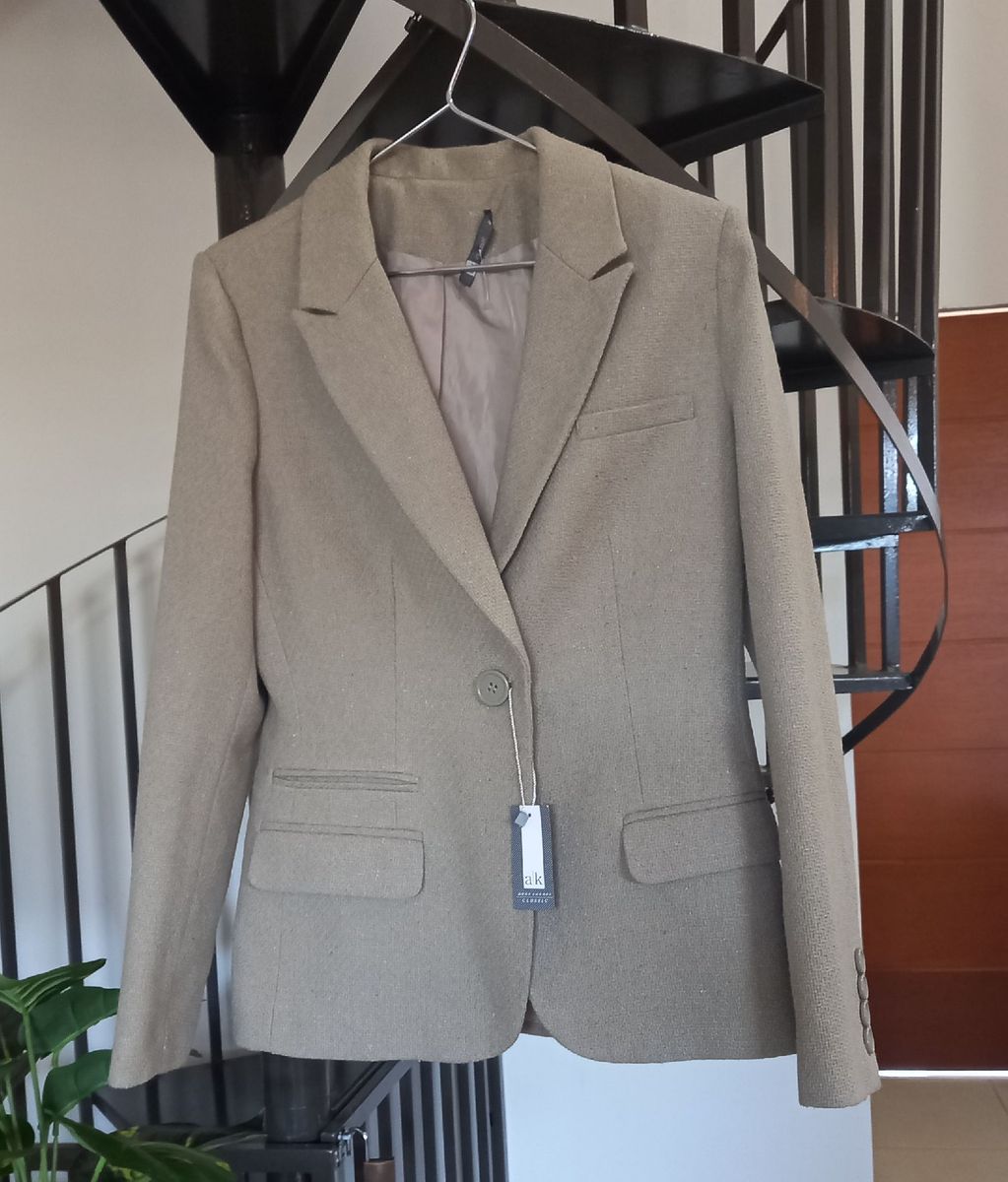 Blazer Alfaiataria Forrado, Anne Kanner | Casaco Feminino Anne Kanner ...
