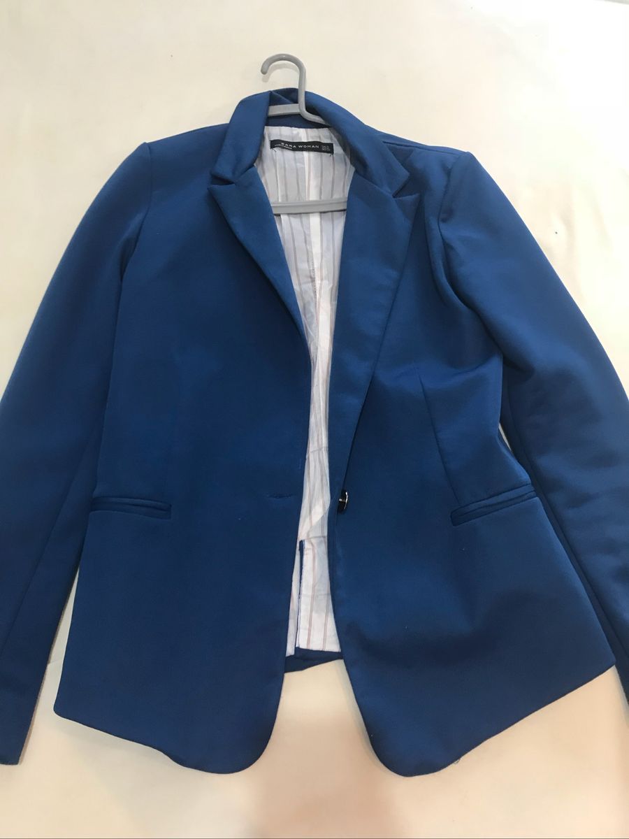 Blazer Azul Gg | Casaco Feminino Usado 32236197 | enjoei