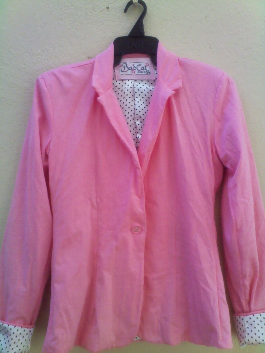Blazer Bad Cat Rosa | Blusa Feminina Bad Cat Usado 1035720 | enjoei