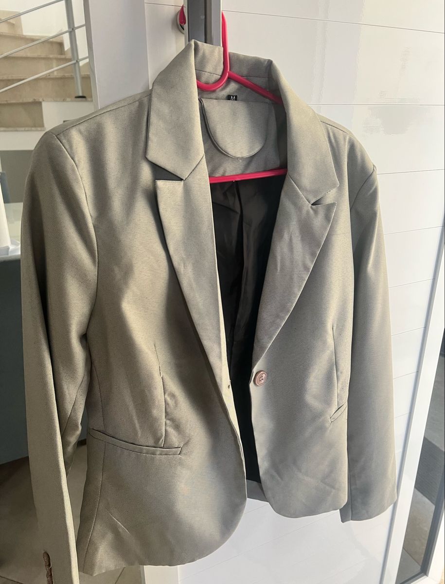 Blazer Cinza | Blazer Masculino Nunca Usado 84698839 | enjoei