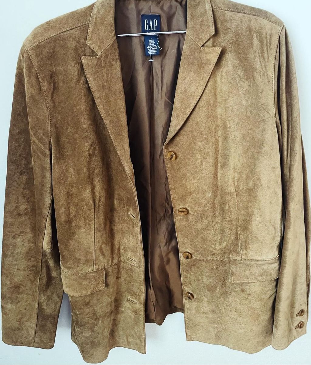 Blazer de Couro da Gap | Casaco Feminino Gap Usado 107438943 | enjoei