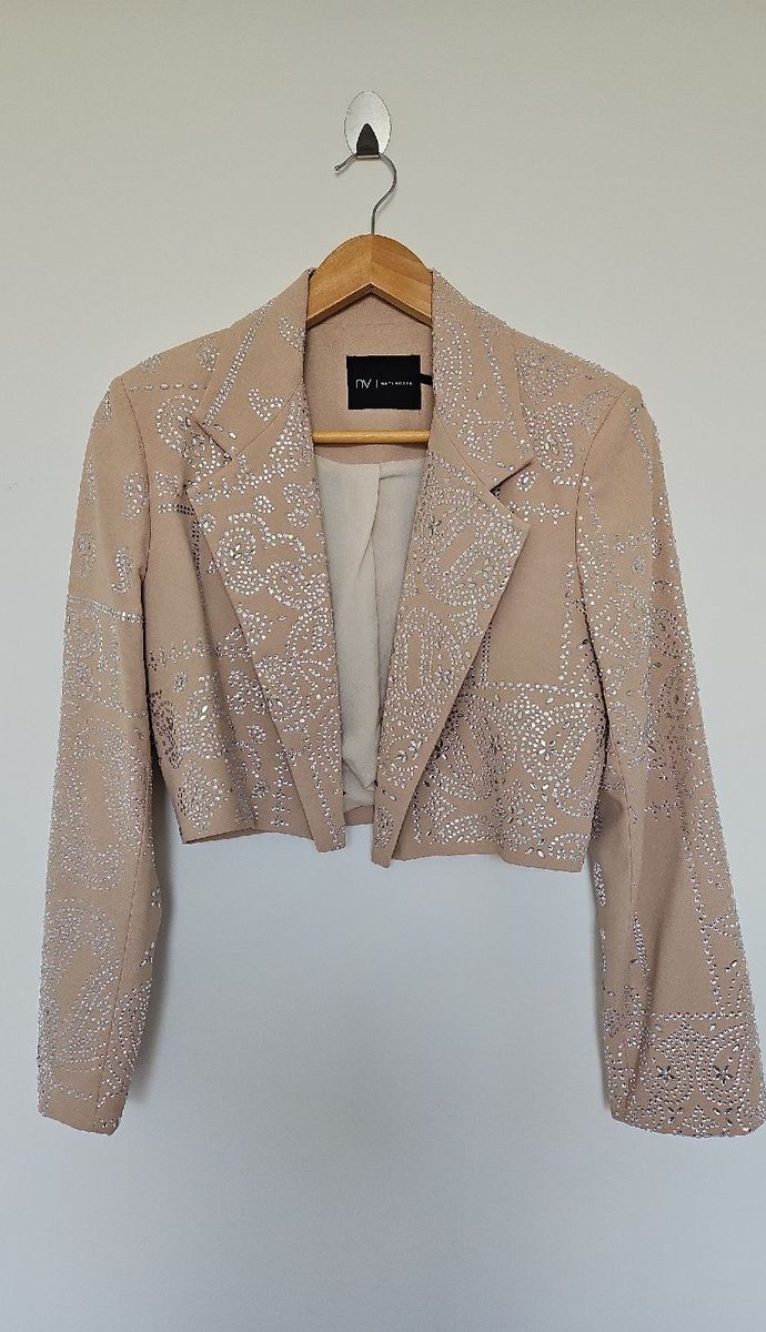 Blazer Natalie Nv | Casaco Feminino Nati Vozza Usado 91326306 | enjoei